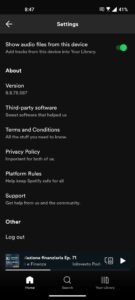 Servizio assistenza clienti Spotify