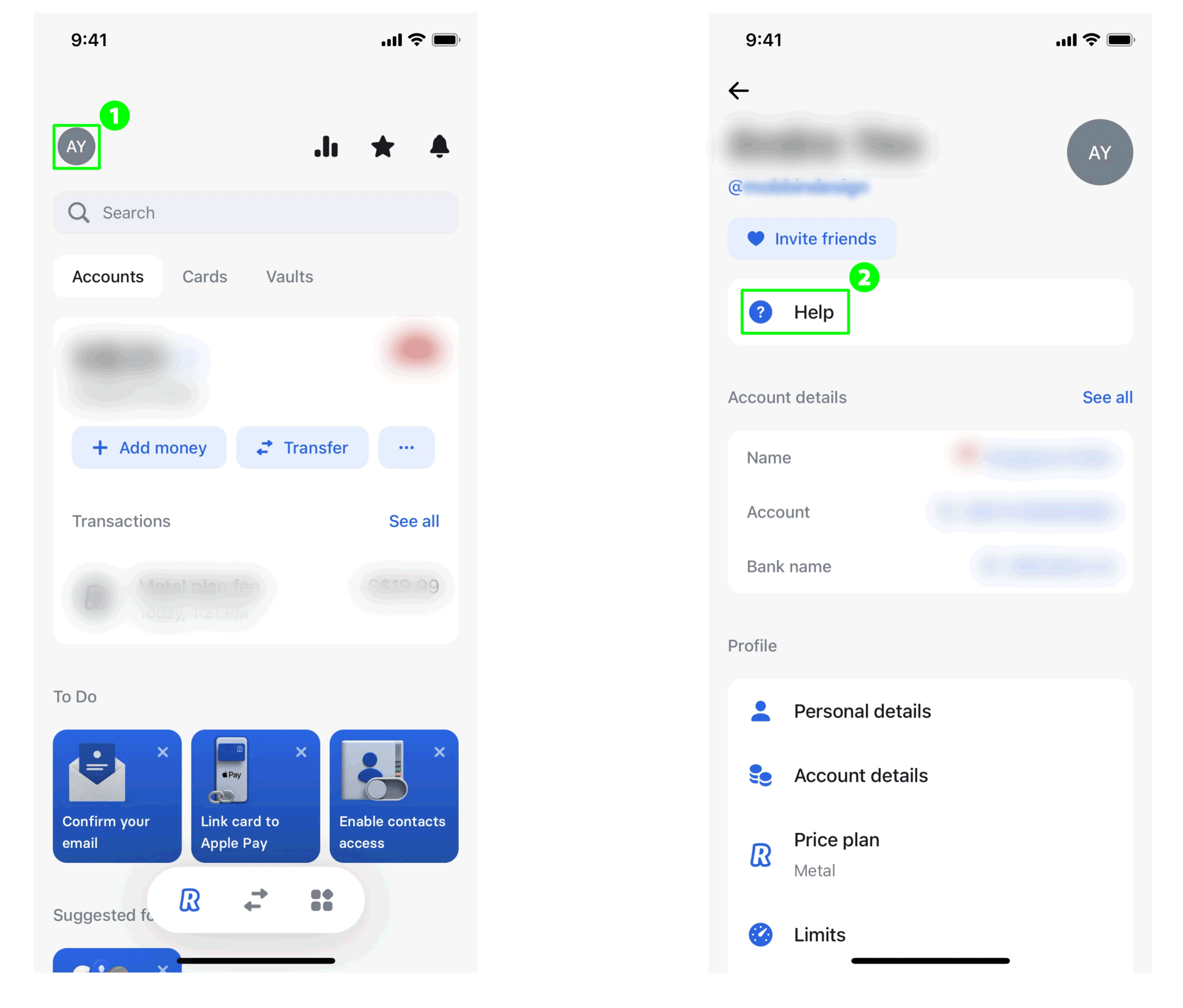 Servizio assistenza clienti Revolut