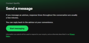 Servizio assistenza clienti Spotify