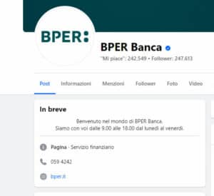 Servizio assistenza clienti BPER Banca
