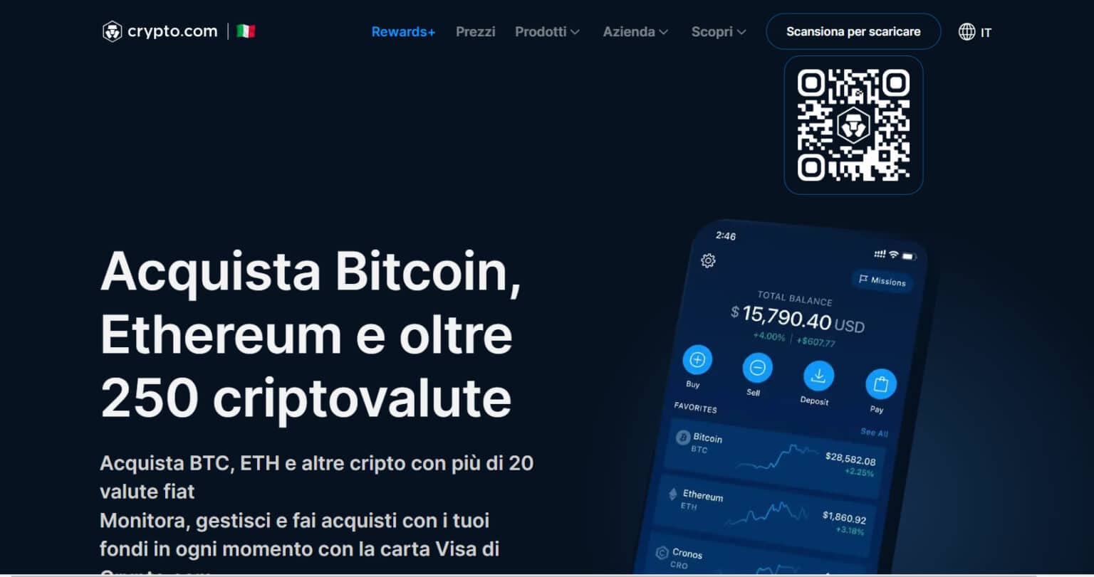 Servizio assistenza clienti Crypto.com