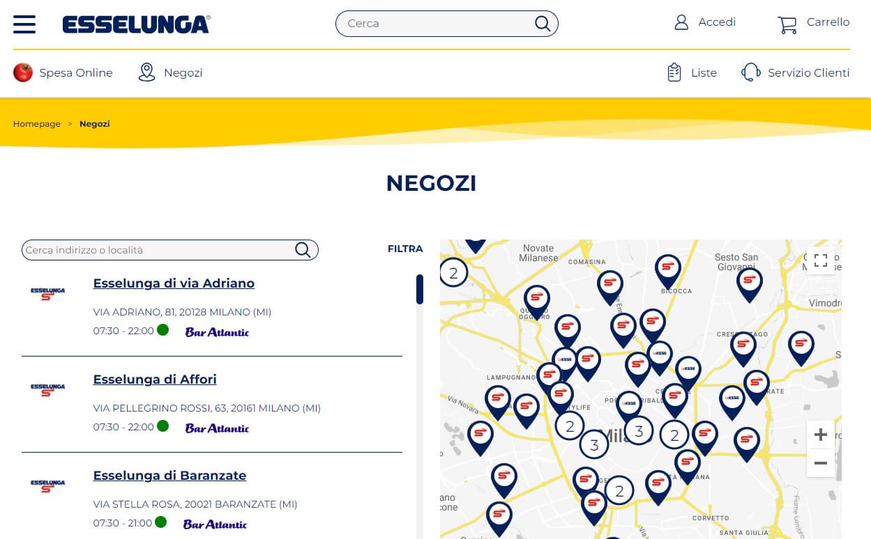 Servizio clienti Esselunga: email, telefono e contatti dell'assistenza