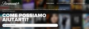 Servizio assistenza clienti Paramount+