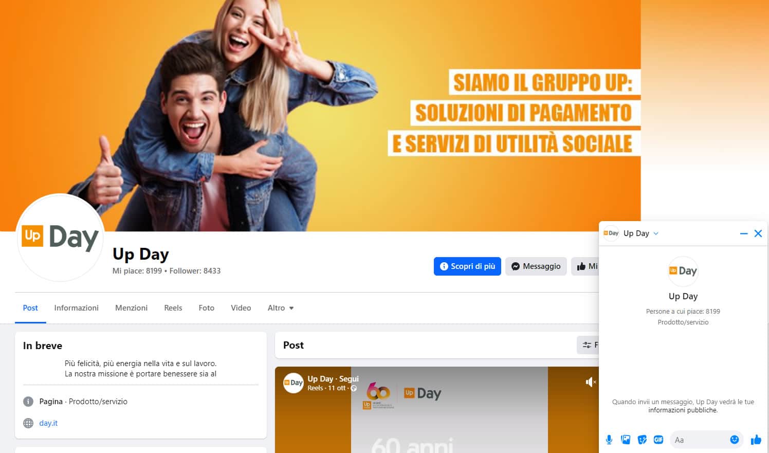 Servizio assistenza clienti Up Day